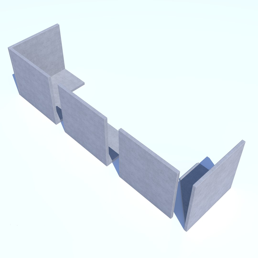 3dsmax Retaining Wall