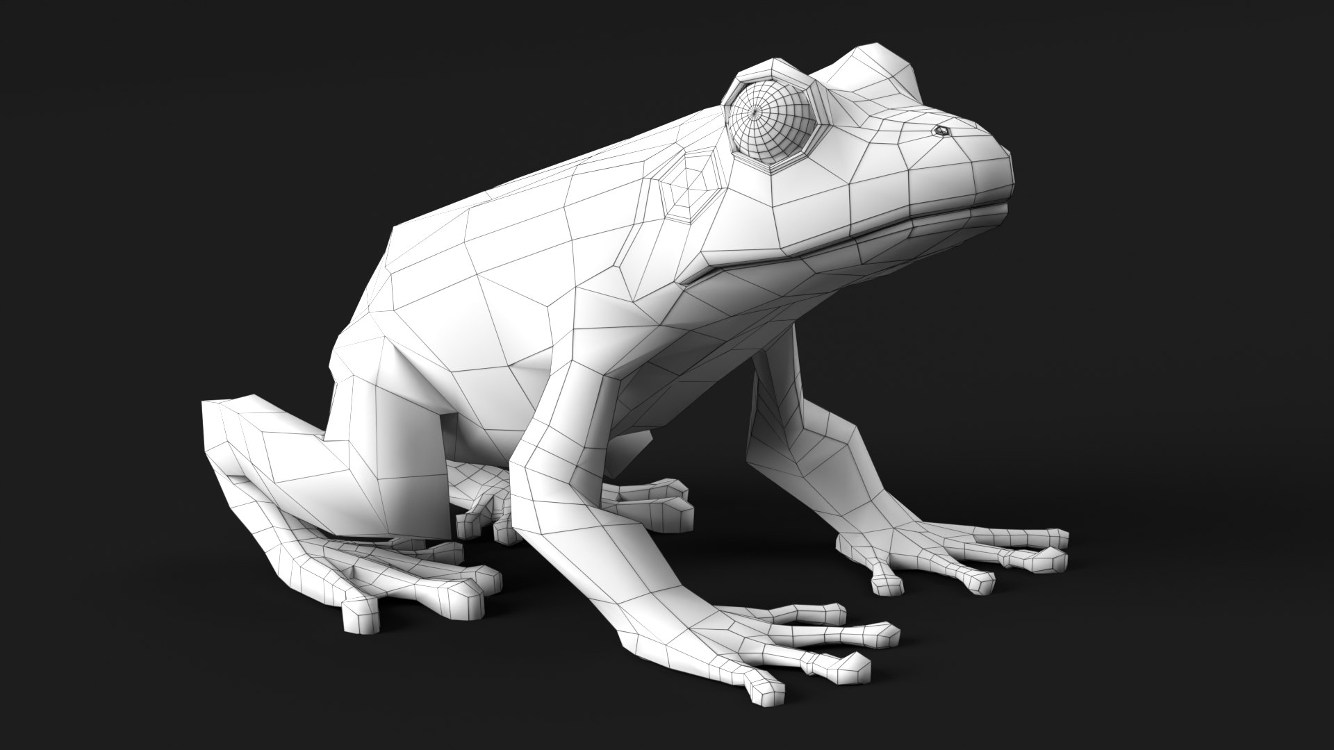 3D Red Eyed Tree Frog Model - TurboSquid 2073941