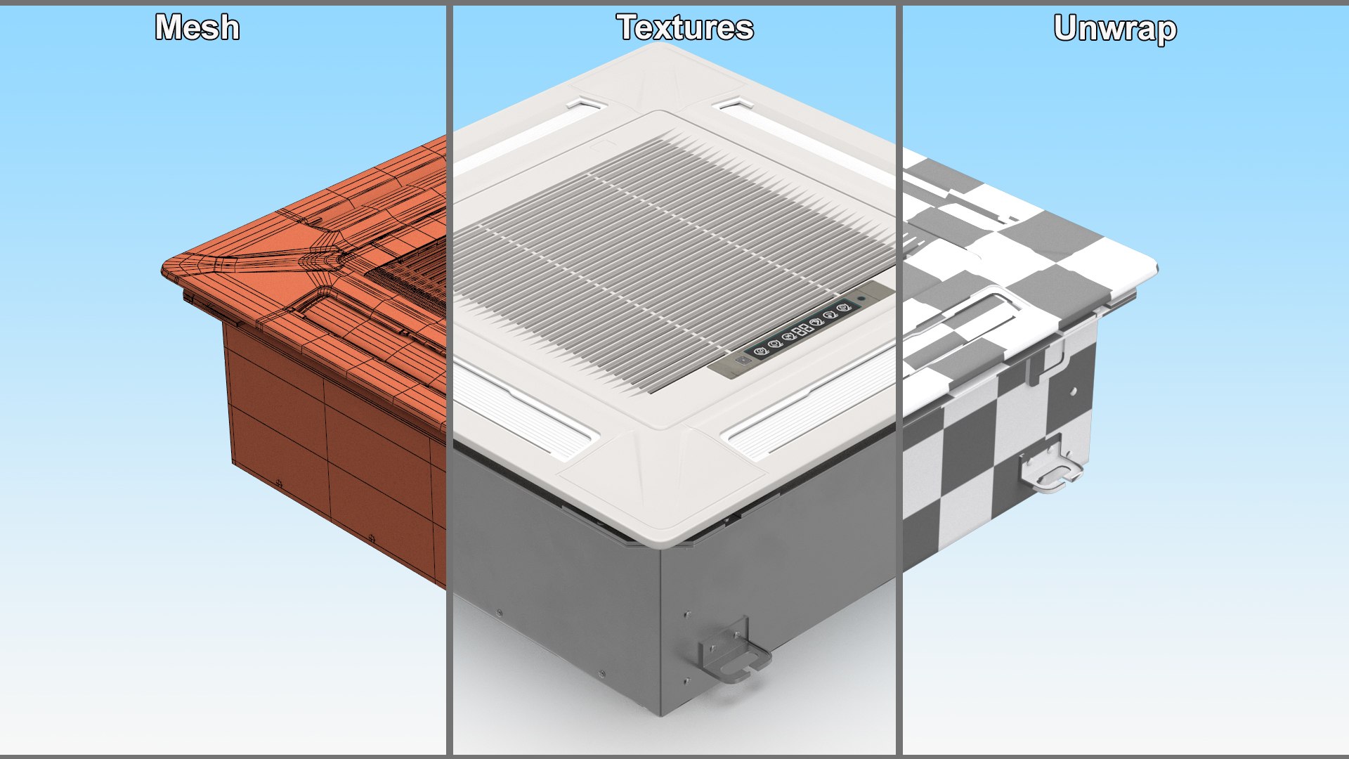 3D Model Cassette Air Conditioners Collection - TurboSquid 1978436