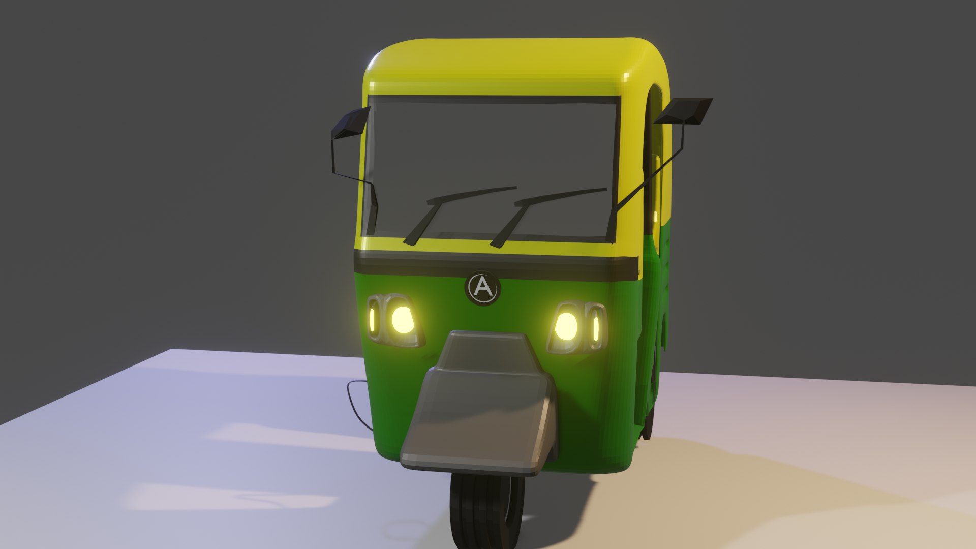 Indian Autorickshaw CNG 3D Model - TurboSquid 1871974