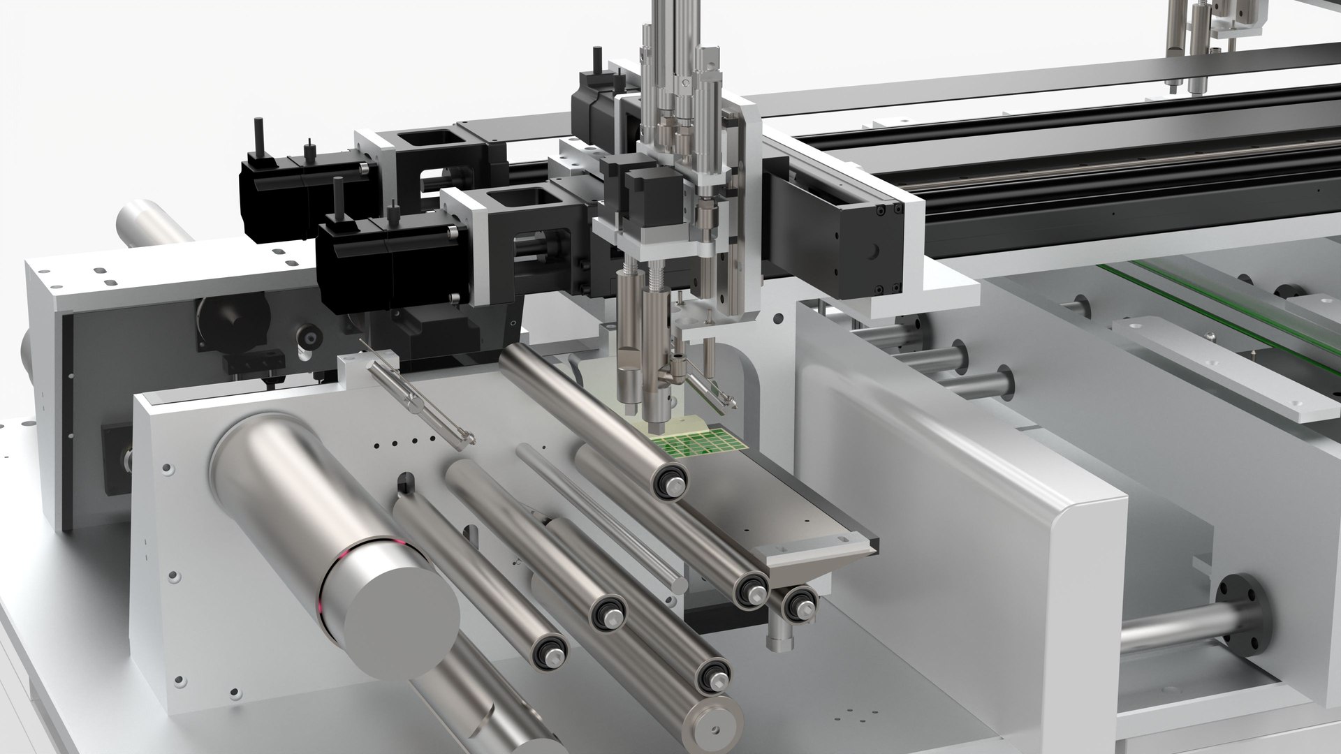 3D Automatic Double Station Label Laminating Machine - TurboSquid 2020617