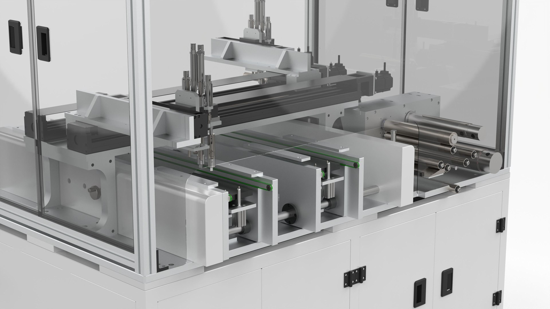 3D Automatic Double Station Label Laminating Machine - TurboSquid 2020617