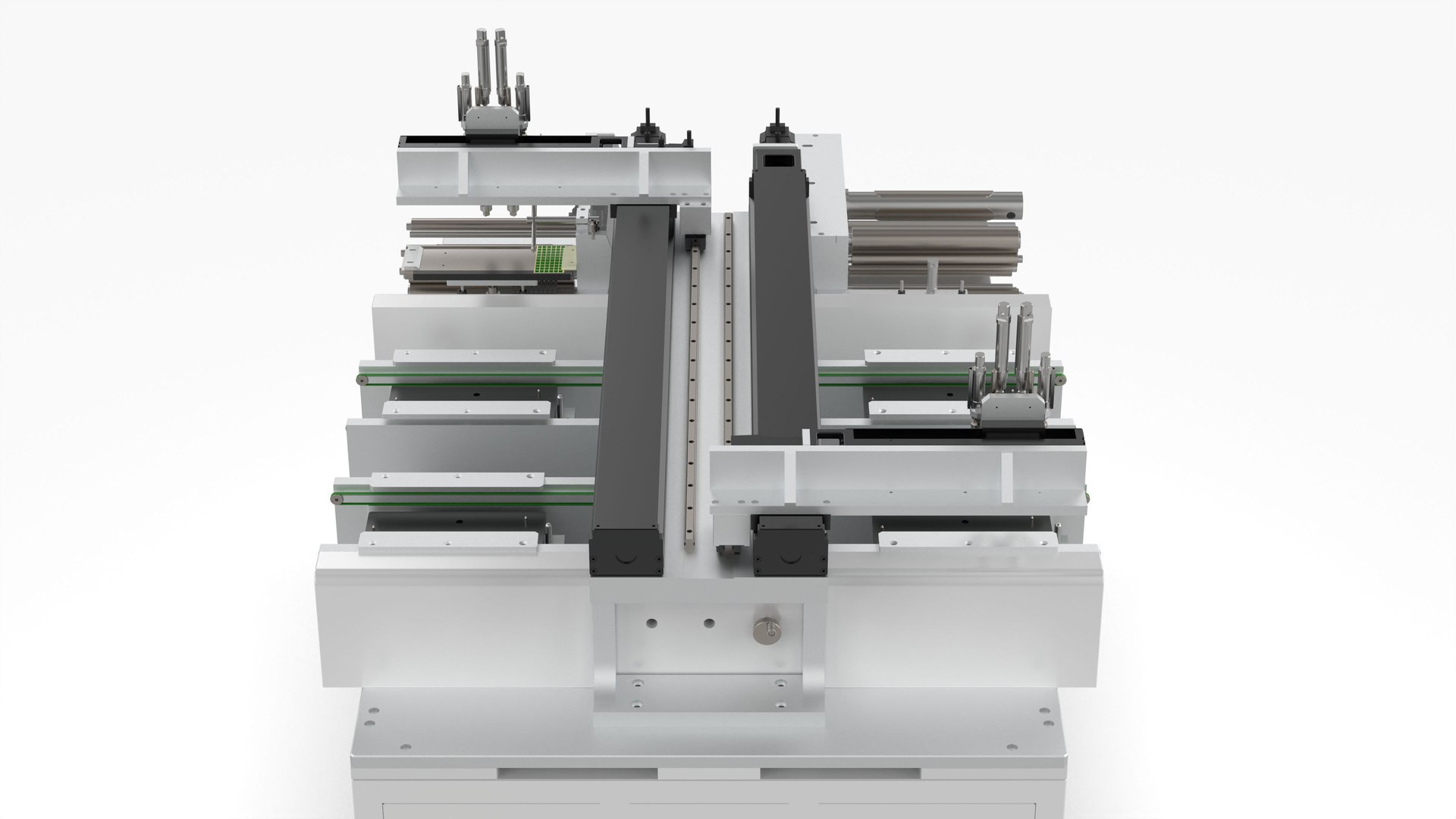 3D Automatic Double Station Label Laminating Machine - TurboSquid 2020617