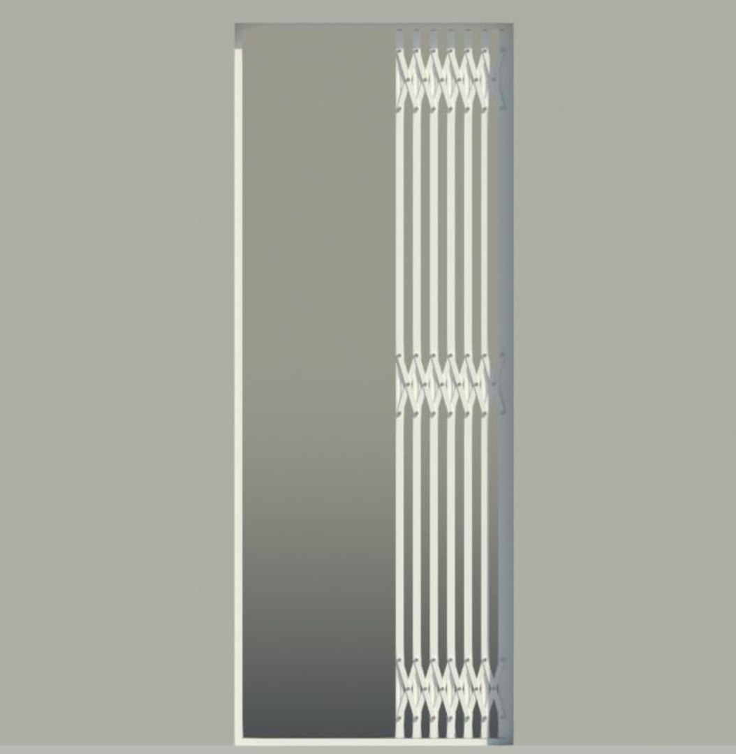 3D Fine Parametric Trellis Security Gate - TurboSquid 1593194