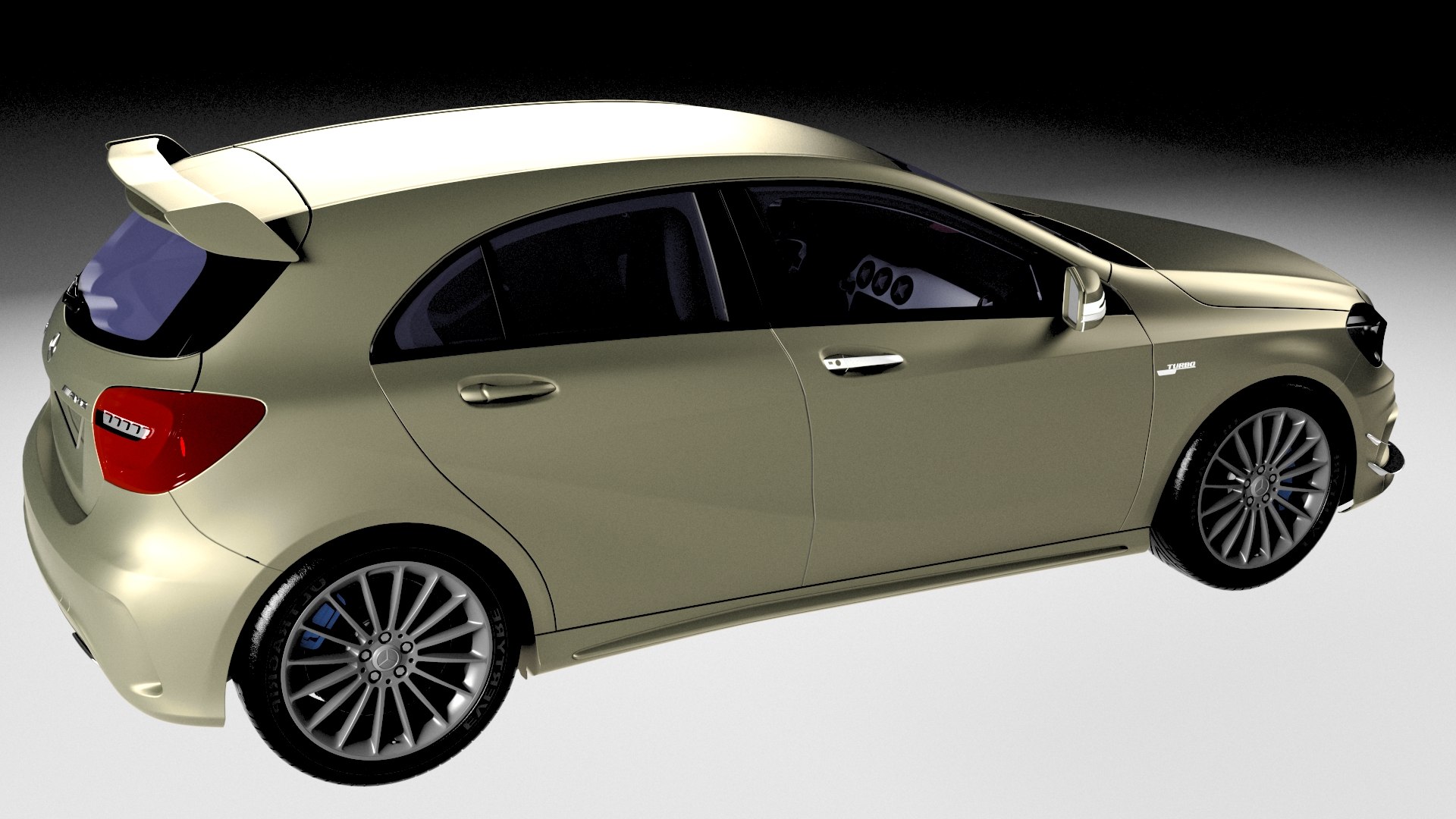 3D Mercedes Benz Amg A45 Model - TurboSquid 1180223