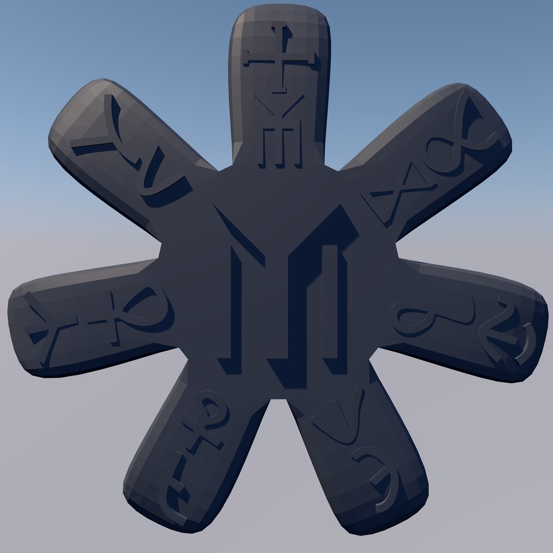 3D Model Pliska Rosette Bulgaria - TurboSquid 1562176