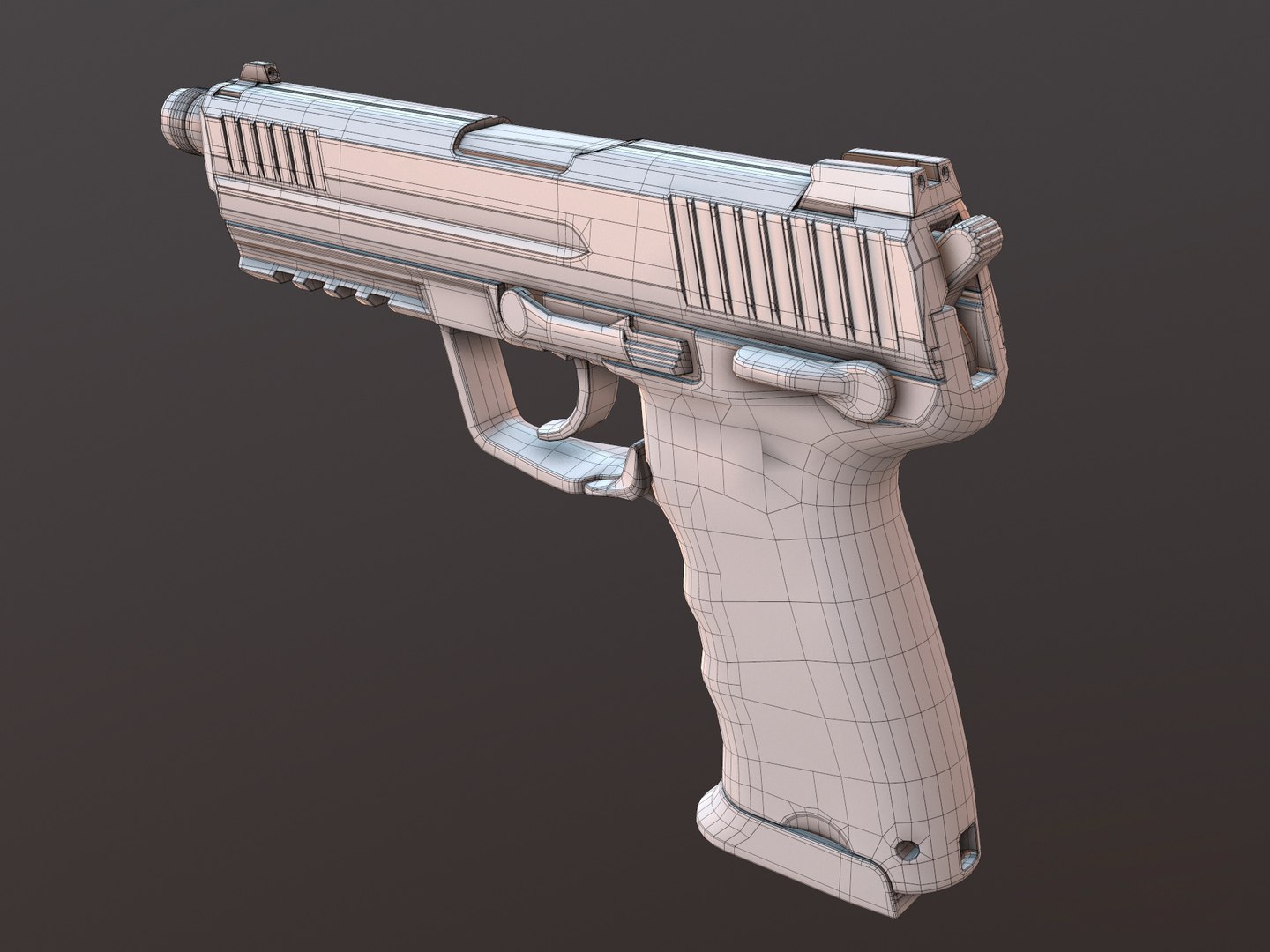 HK USP 3D Model - TurboSquid 1936219