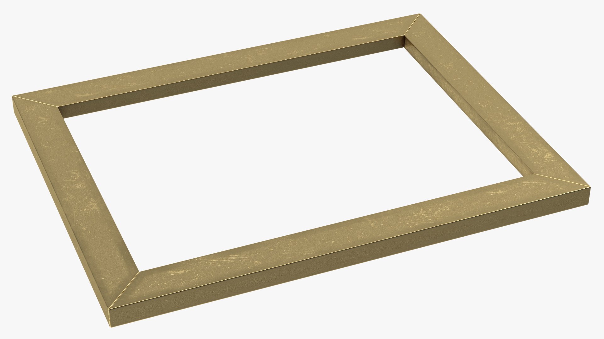 3D Gold Picture Frame - TurboSquid 2158219