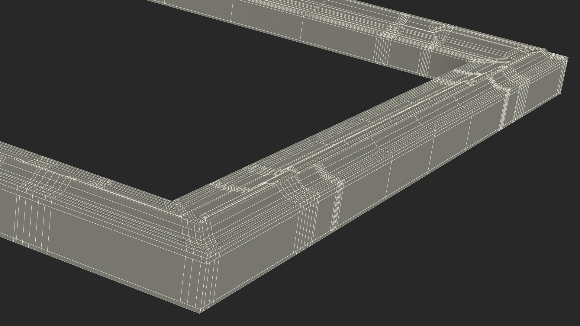 3D Gold Picture Frame - TurboSquid 2158219