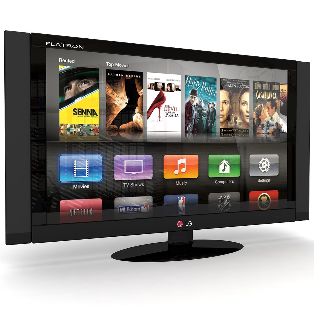 3d lg flatron led model