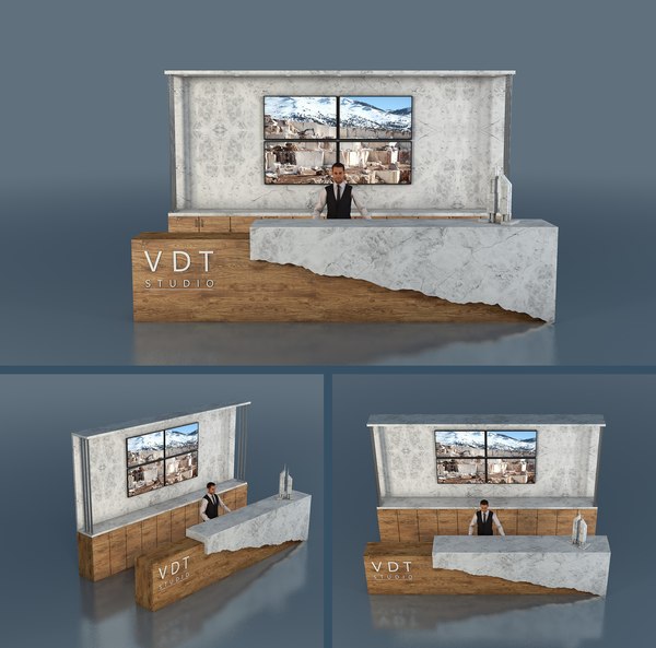 Reception Desk 3D Models for Download | TurboSquid