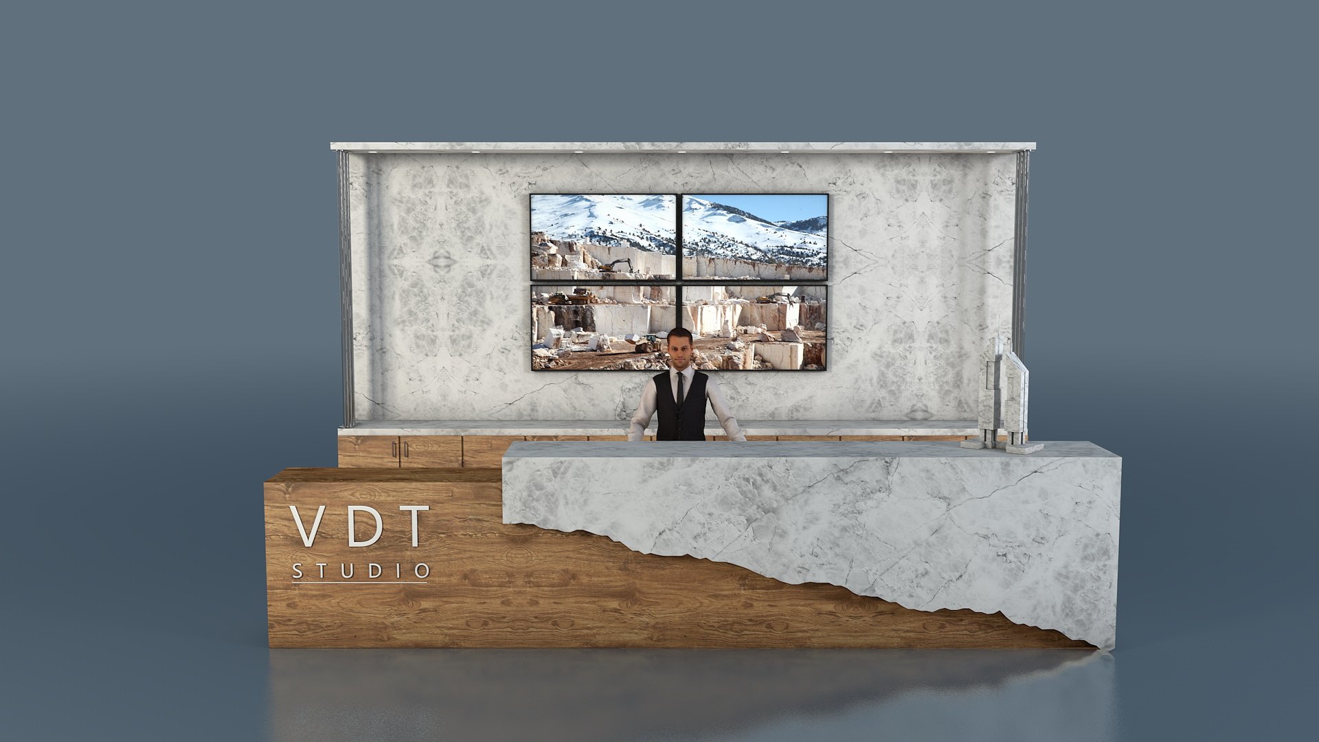 3D Welcome Desk - TurboSquid 1669872