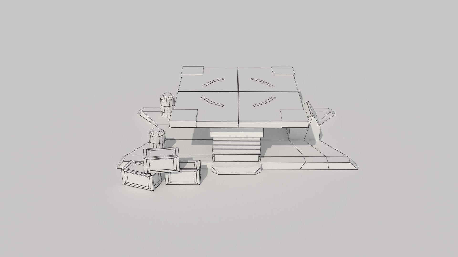 Loading Pad Model - TurboSquid 1319710