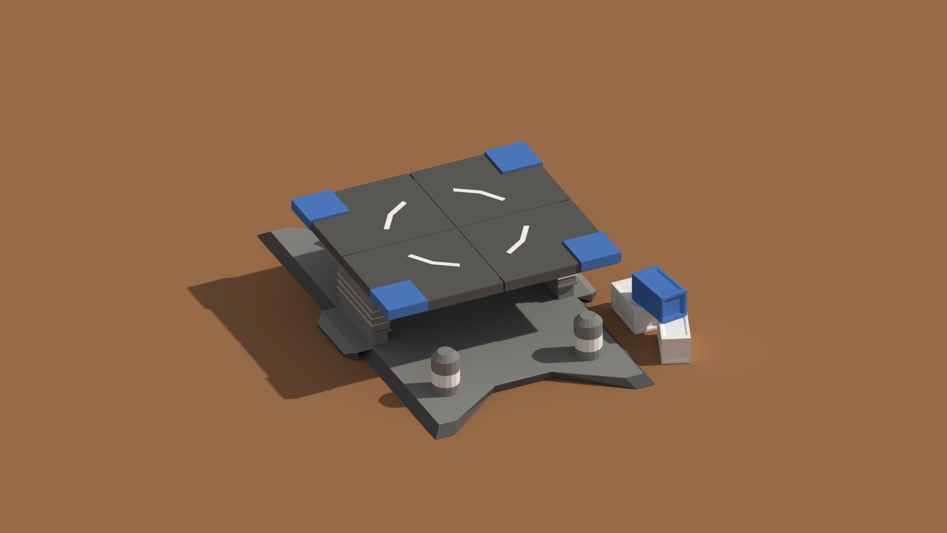 Loading Pad Model - TurboSquid 1319710