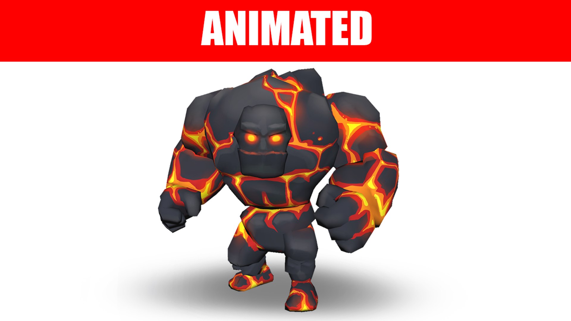 Golem Character Animations 3D - TurboSquid 1633434