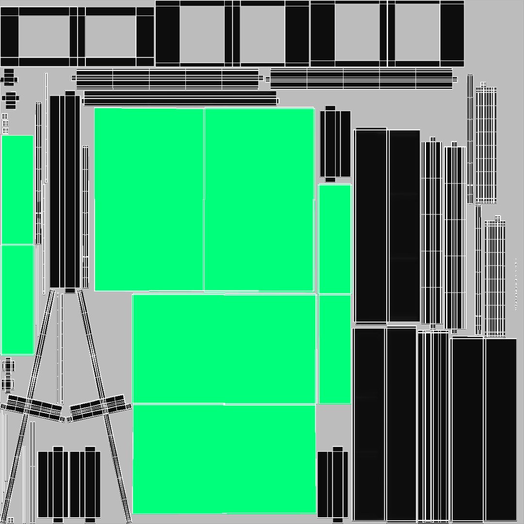 3D DJ Stand With Green Lighting - TurboSquid 2206581