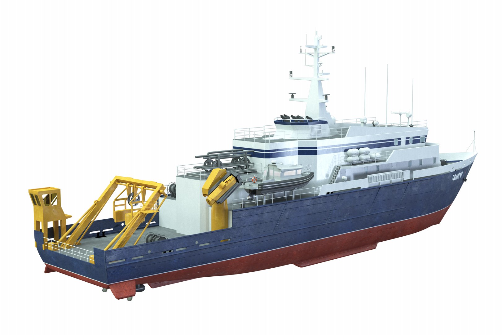Research Vessel Seliger Project 11982 3D Model - TurboSquid 1821250