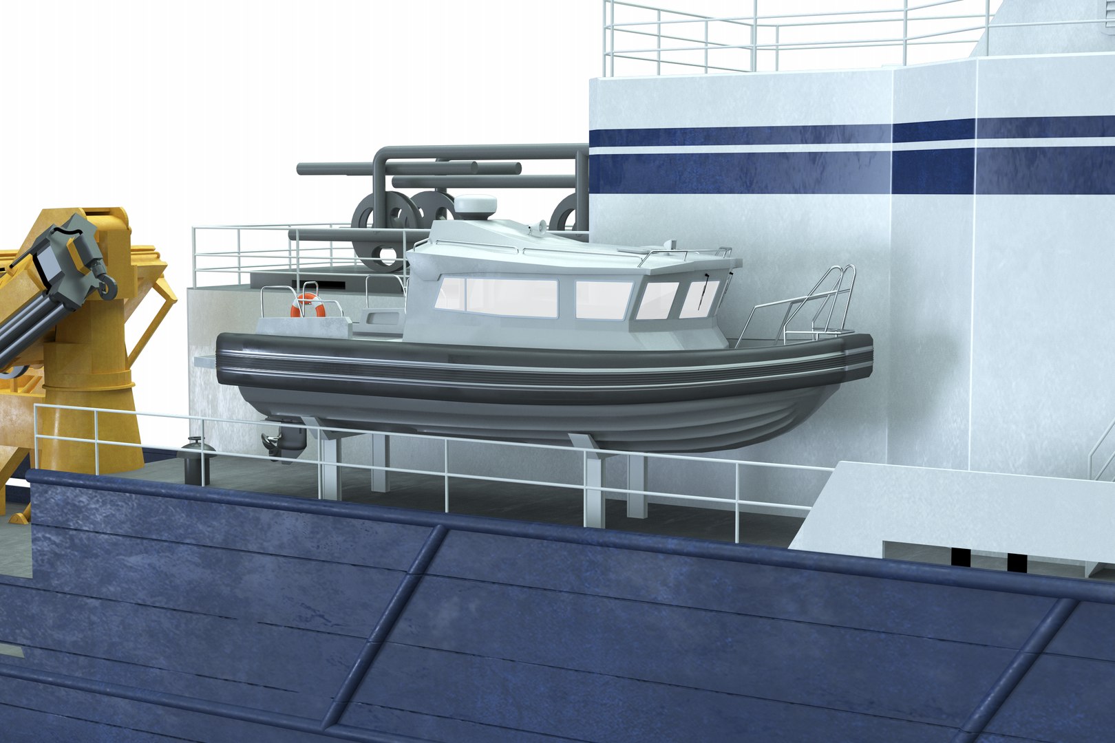 Research vessel Seliger project 11982 3D model - TurboSquid 1821250