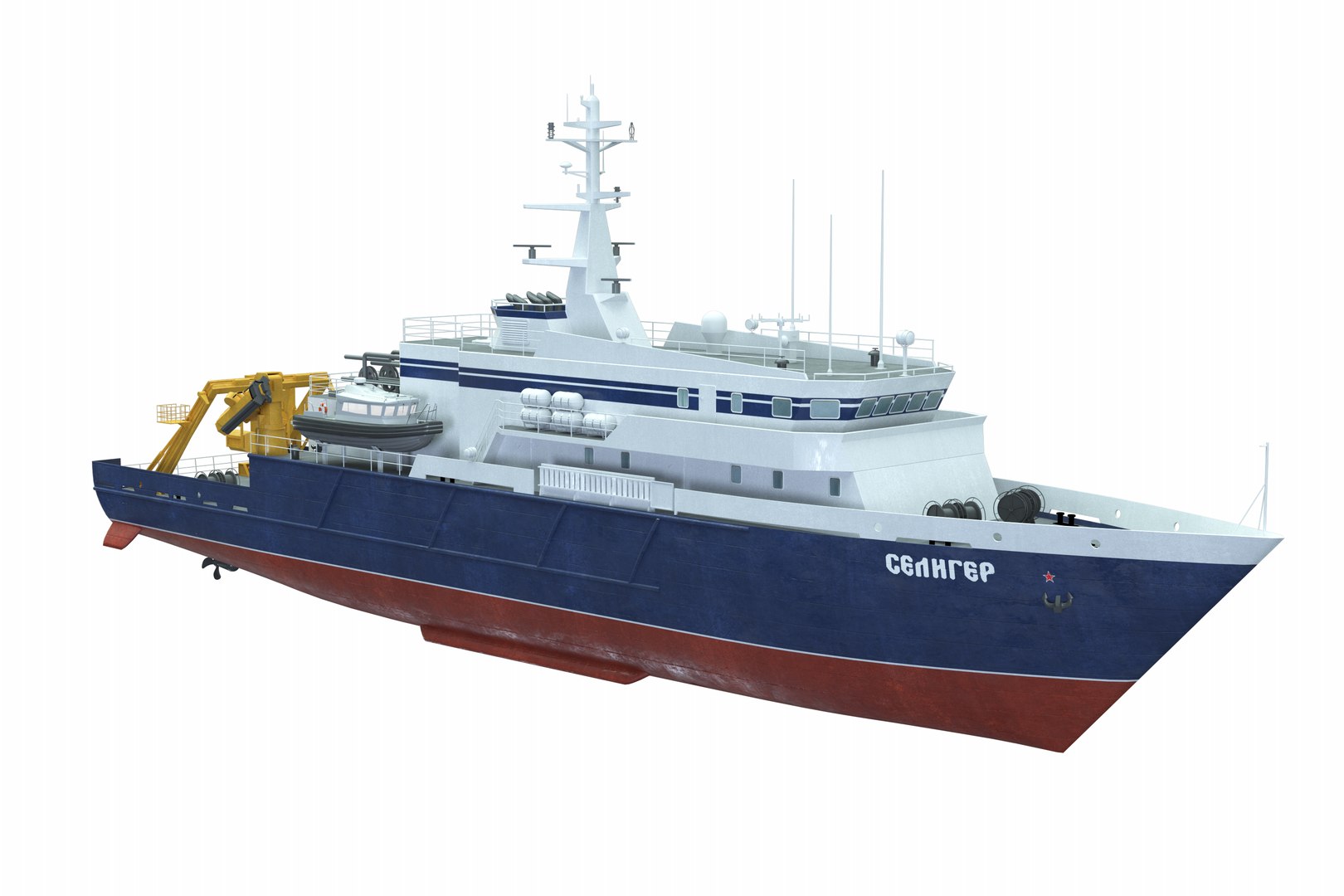 Research Vessel Seliger Project 11982 3D Model - TurboSquid 1821250
