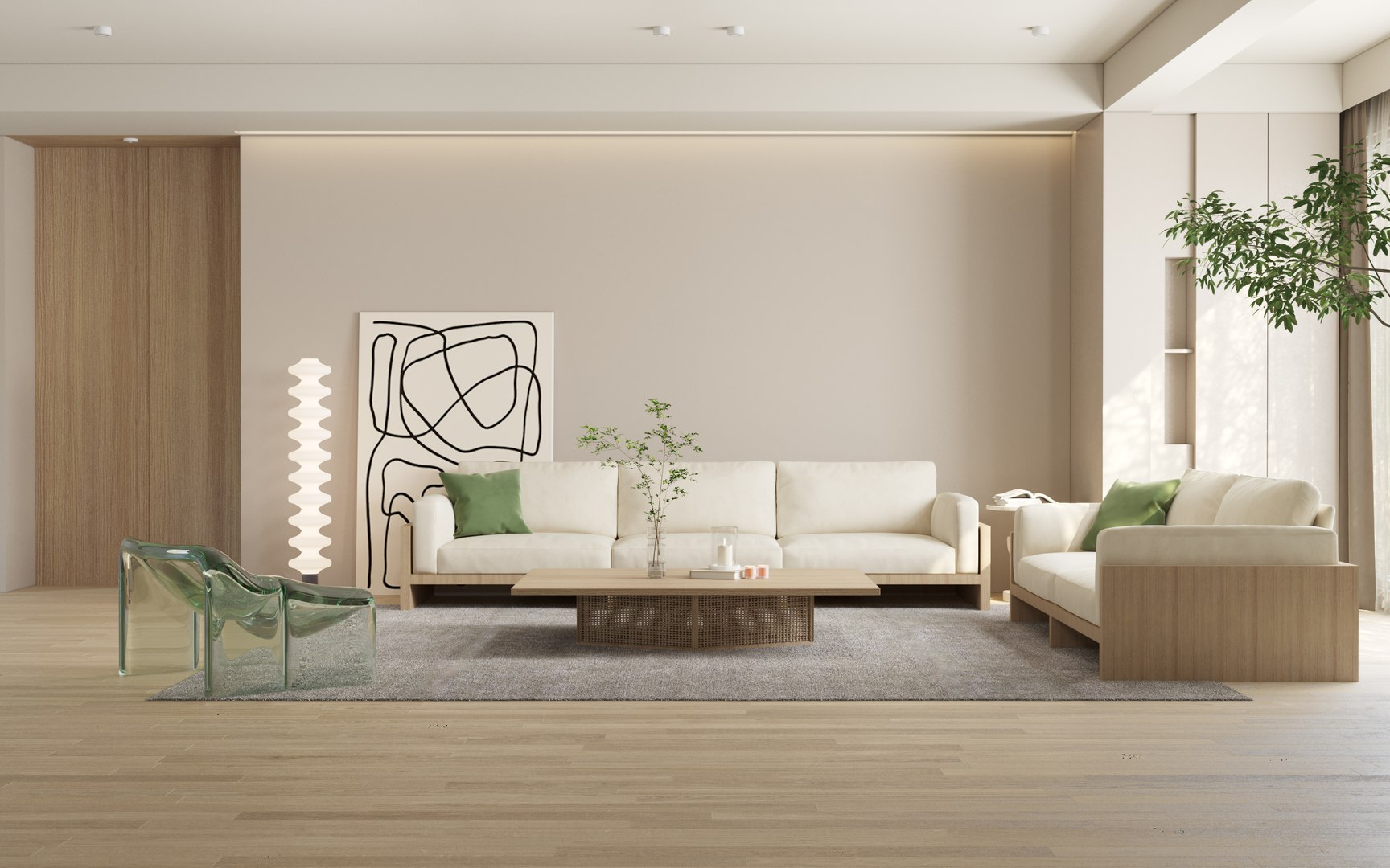 Modern residential indoor 3 d model 3D model - TurboSquid 2045178