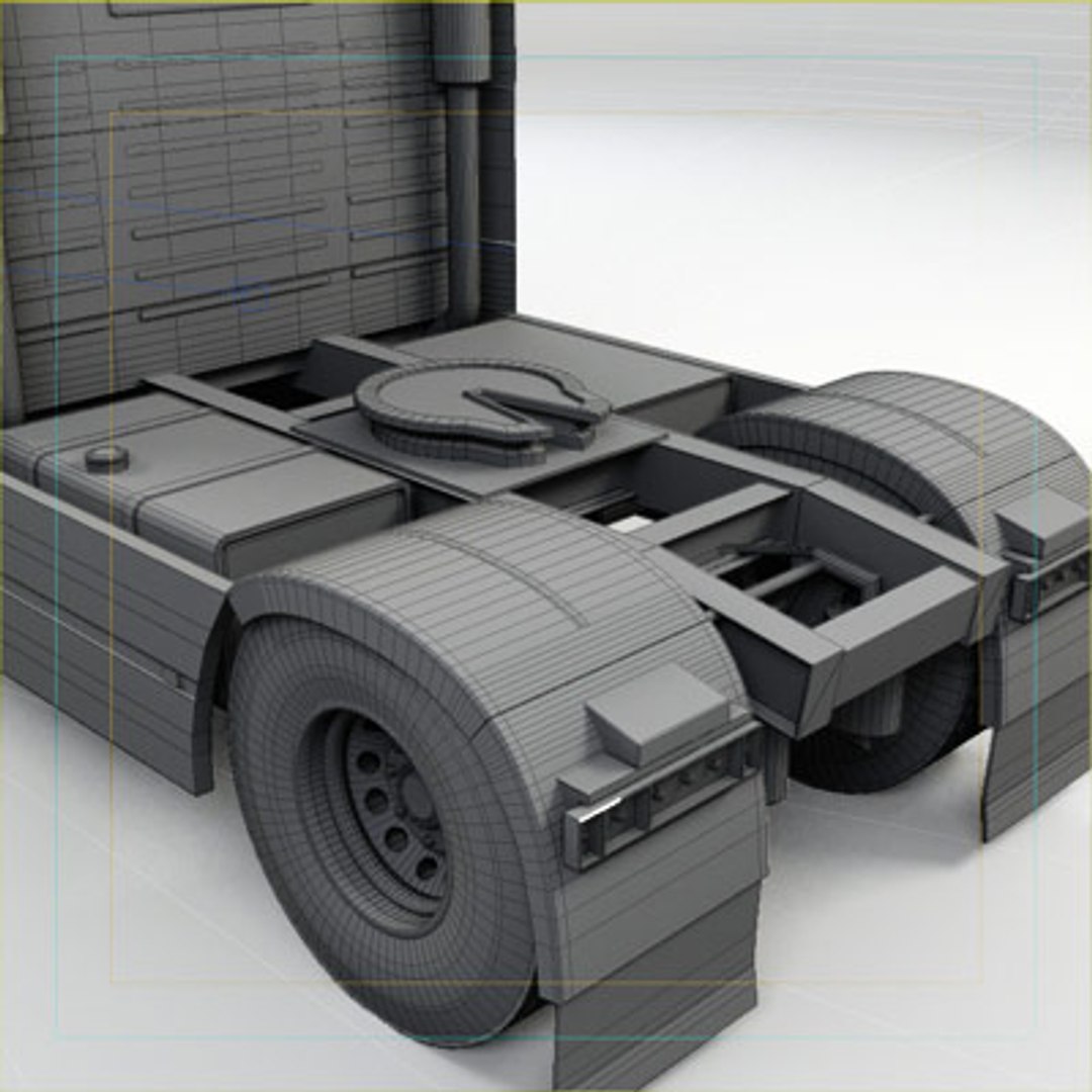 3d Model Semi Truck