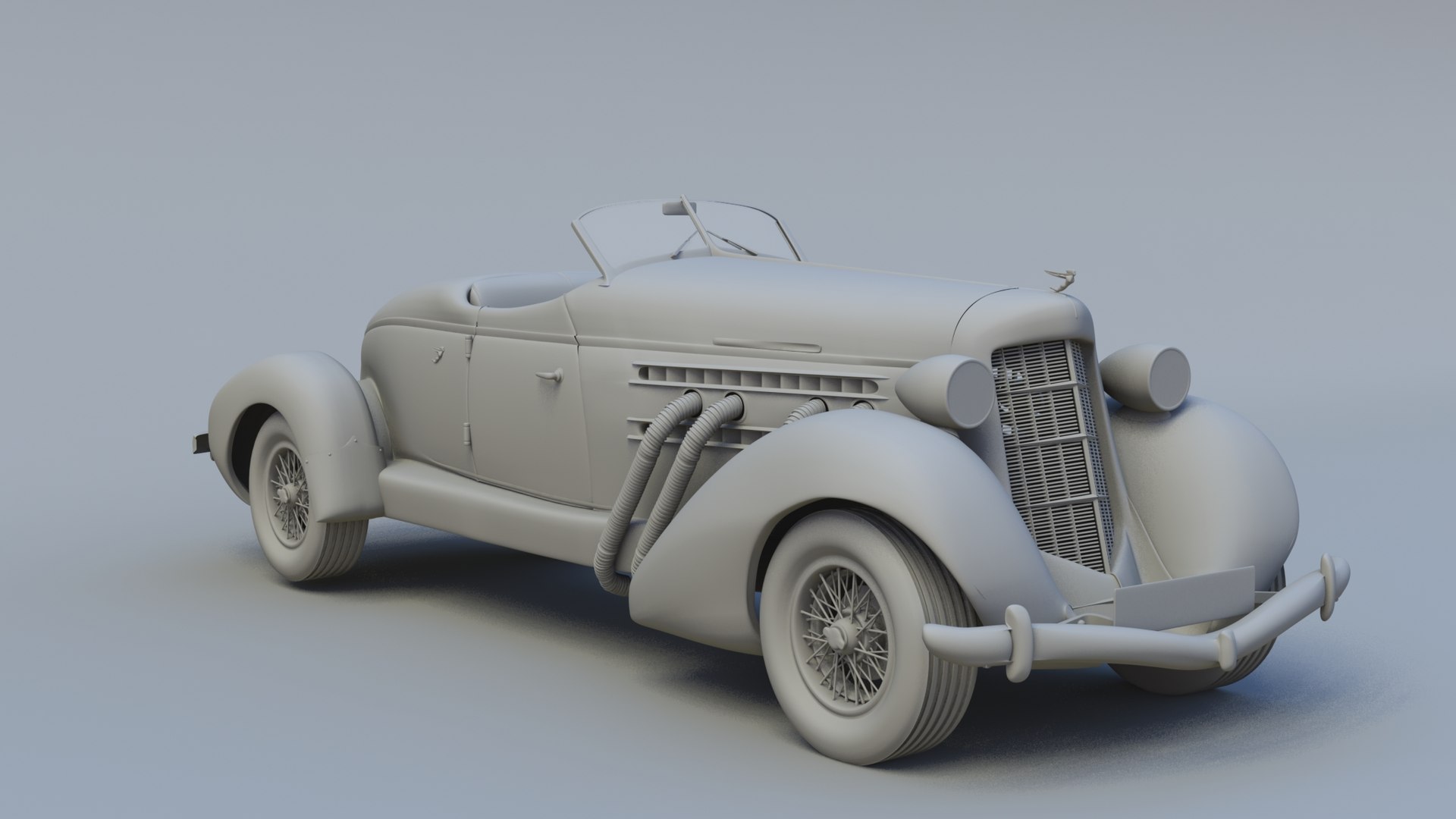 Obj Classic Auburn Car
