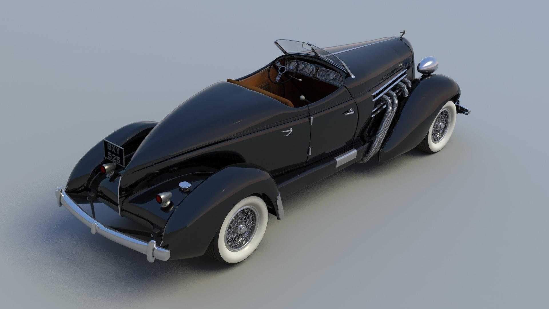 Obj Classic Auburn Car