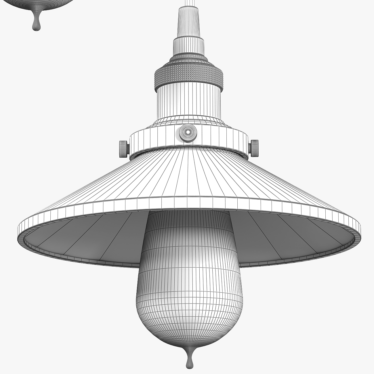 3d model chandelier 3 loft