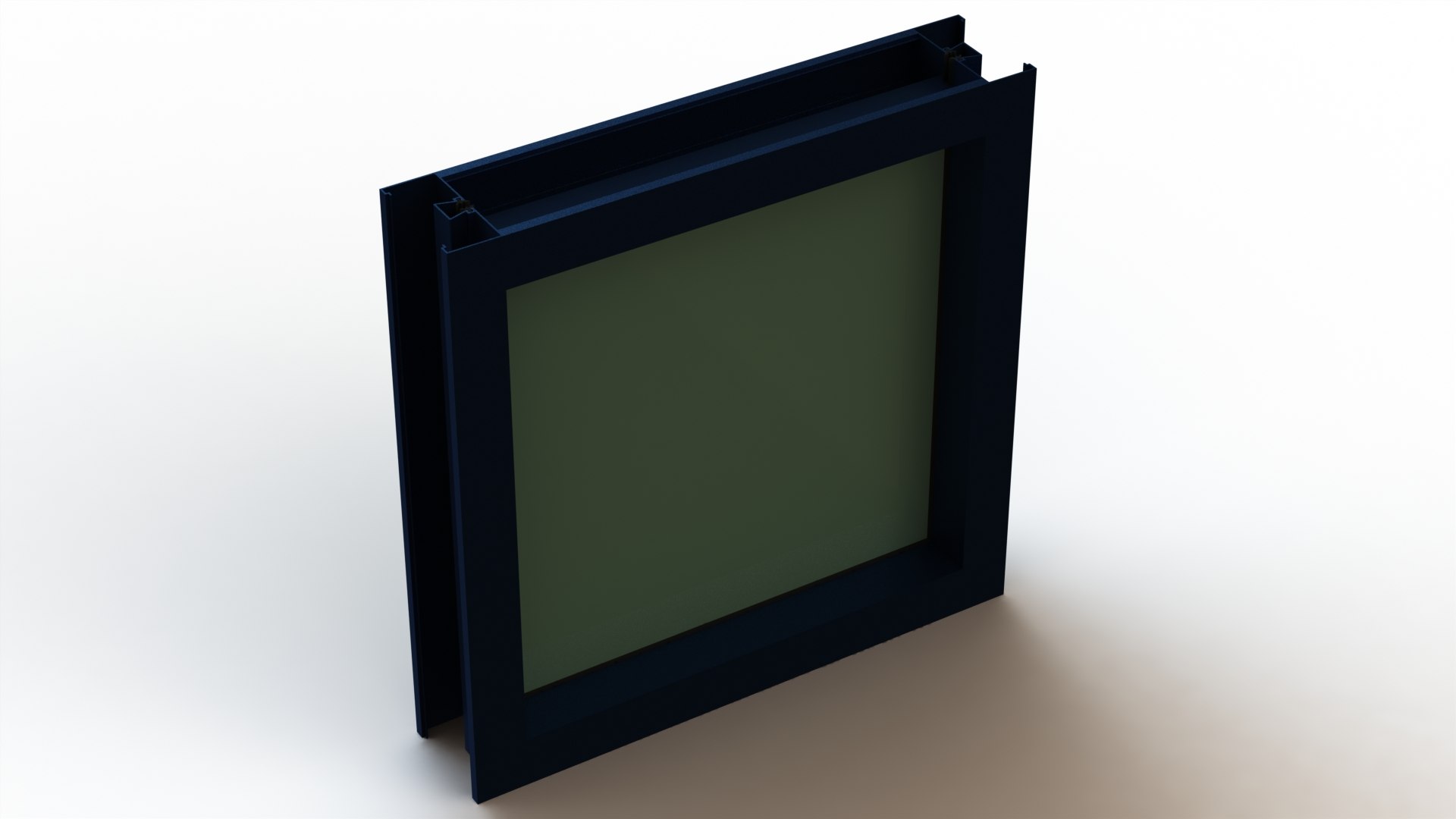 Aluminium Glass Fixed Window model - TurboSquid 2176152