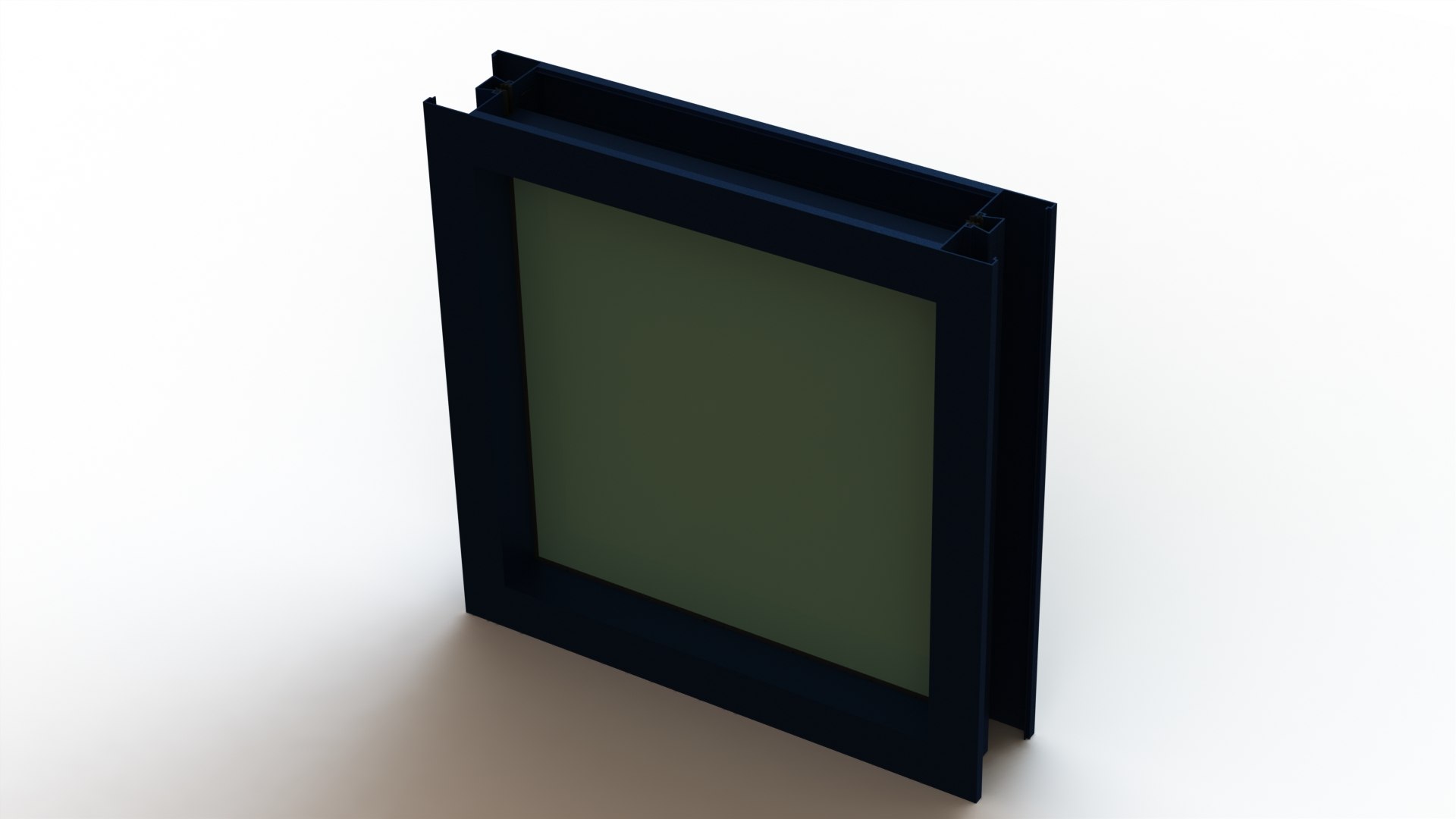 Aluminium Glass Fixed Window model - TurboSquid 2176152
