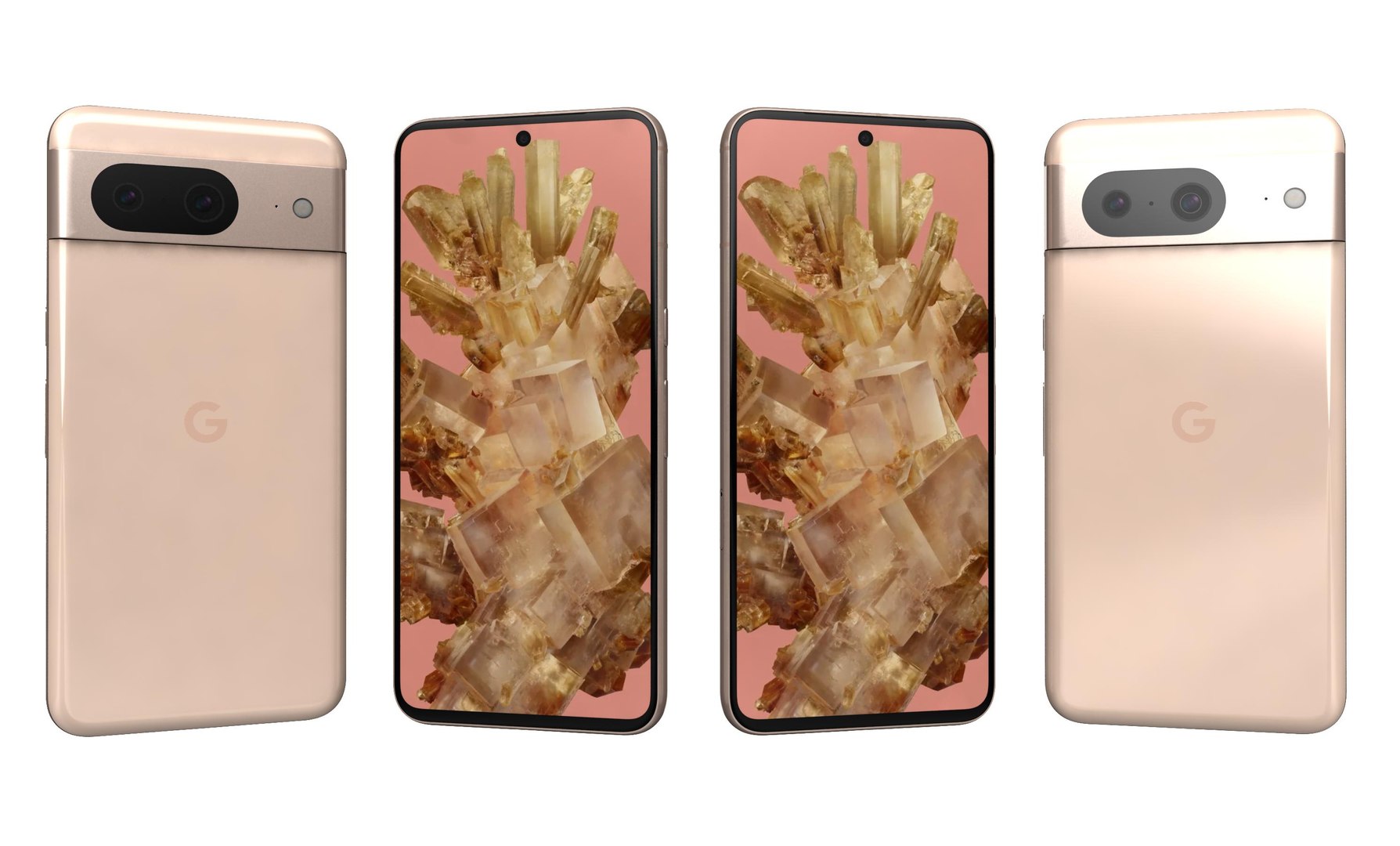 3D model Google Pixel 8 Peony Rose - TurboSquid 2135740