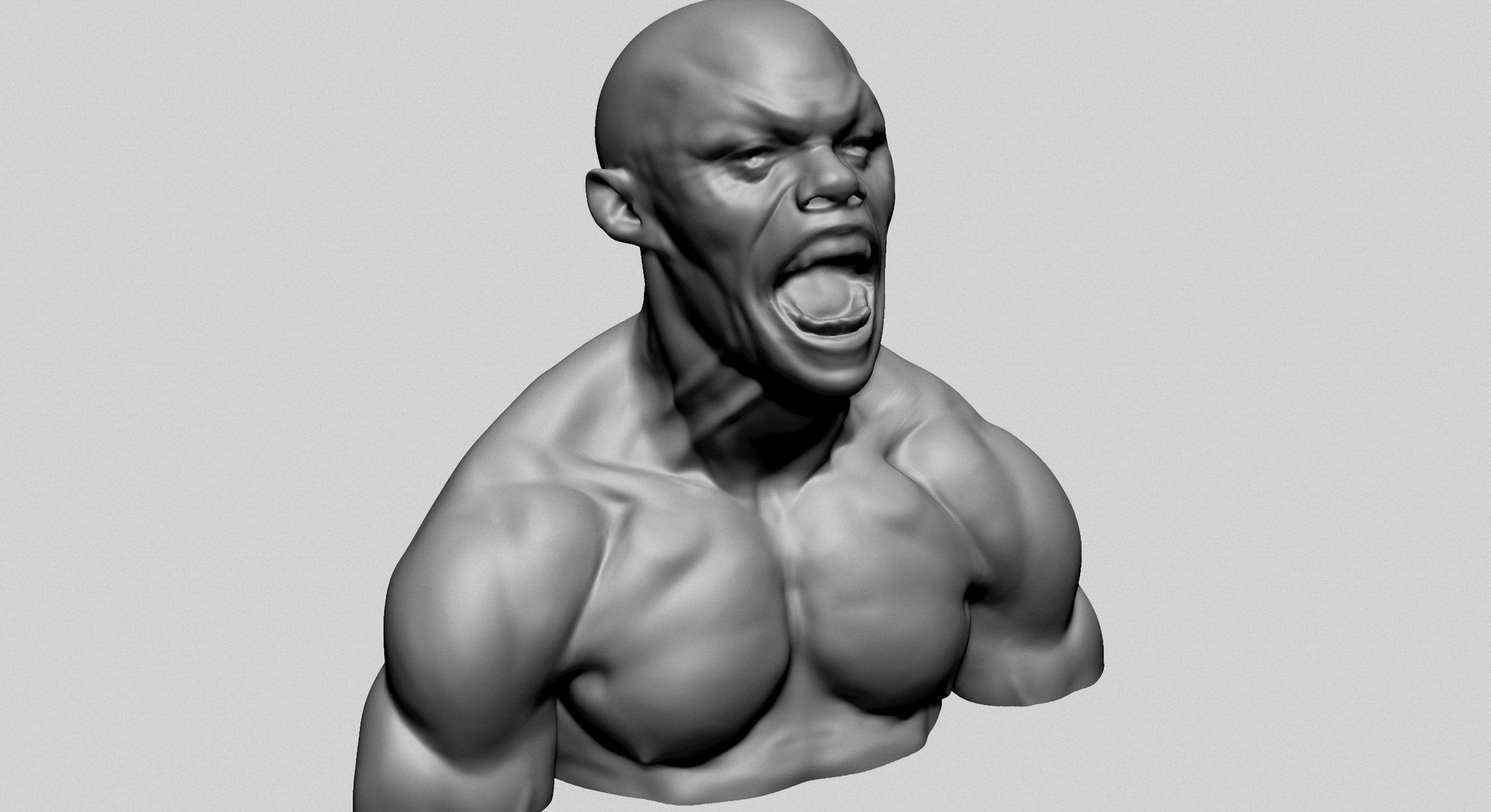 Male Upper Body B 3D Model - TurboSquid 2204789