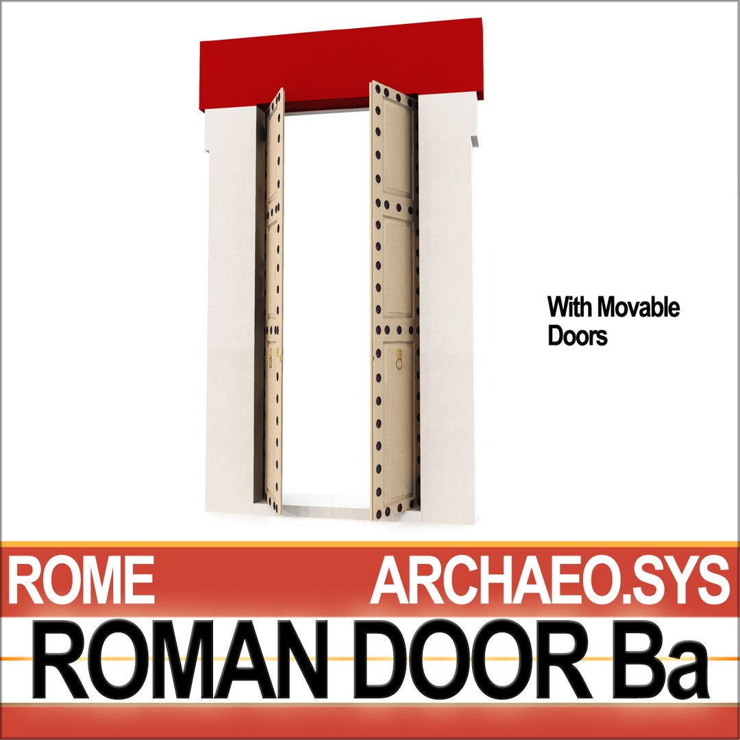 Roman door ba architecture 3D model - TurboSquid 1283024