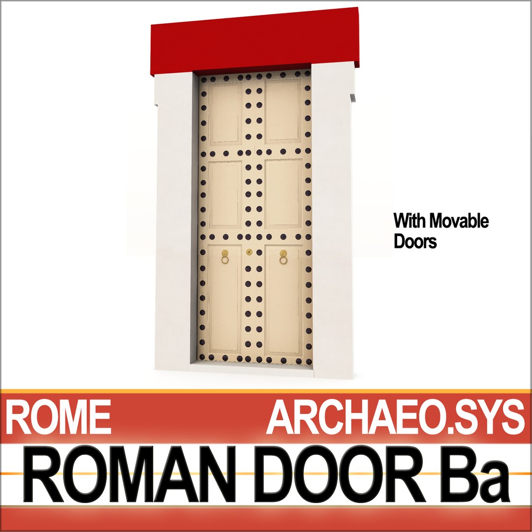 Roman door ba architecture 3D model - TurboSquid 1283024