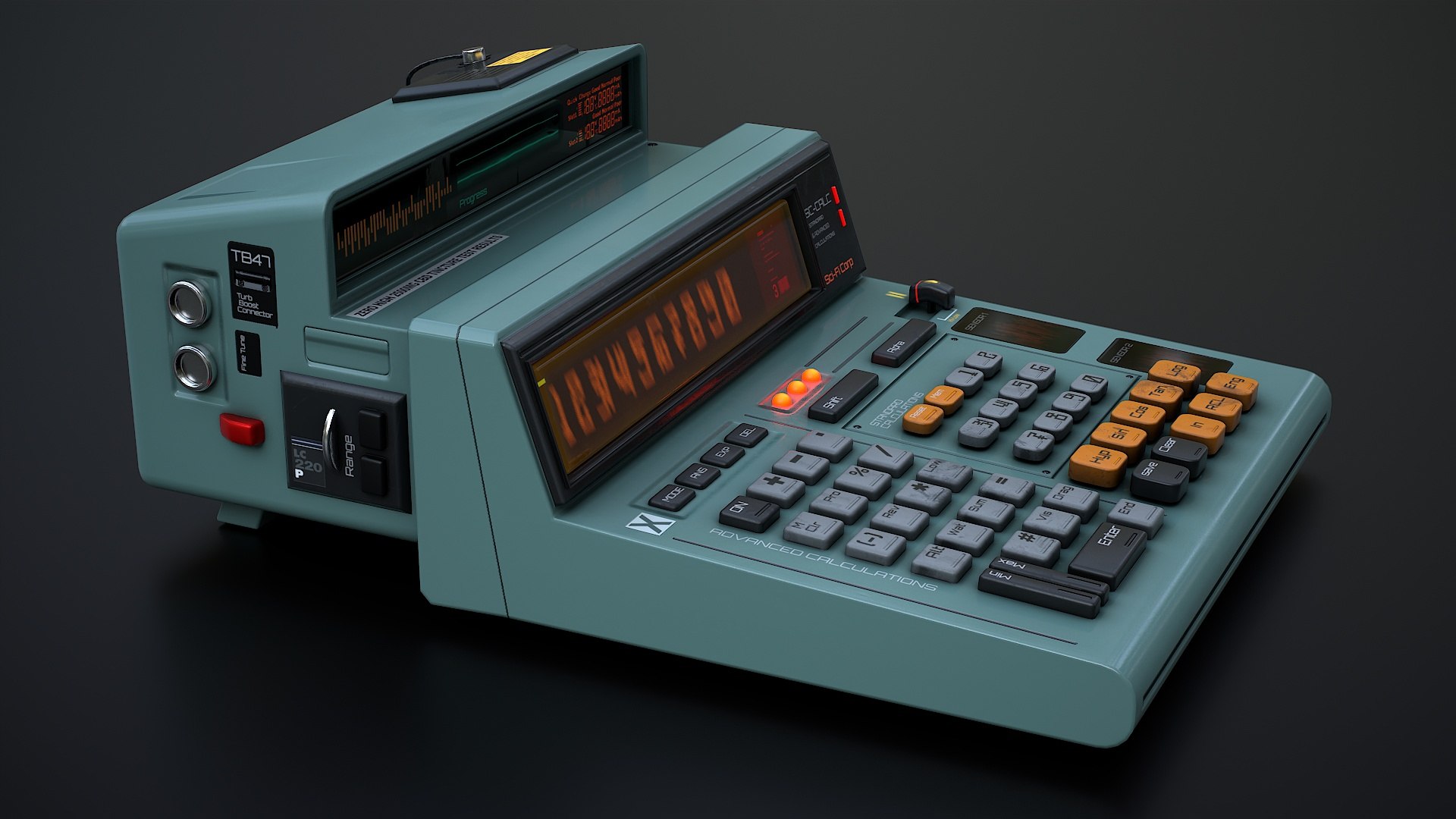 3D Sci-Fi Calculator - TurboSquid 2133871