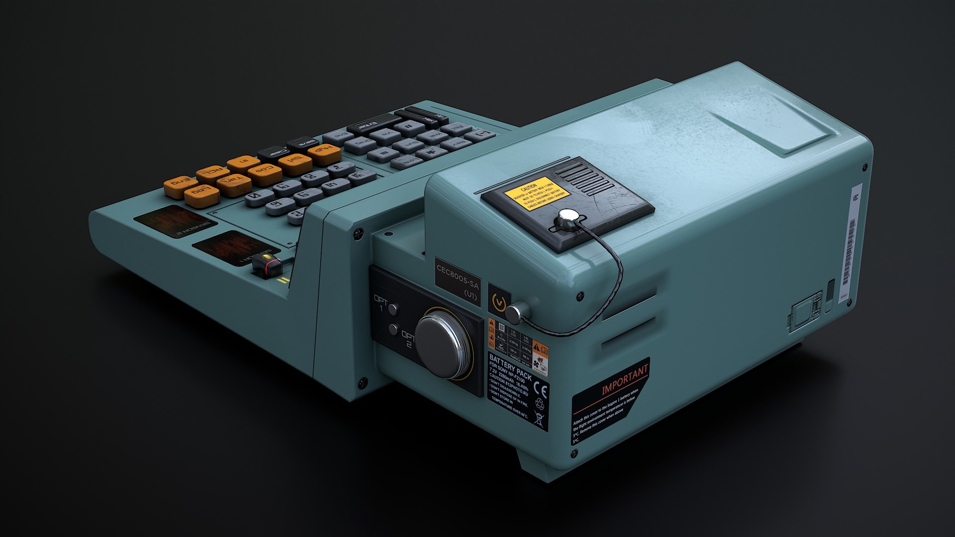 3D Sci-Fi Calculator - TurboSquid 2133871