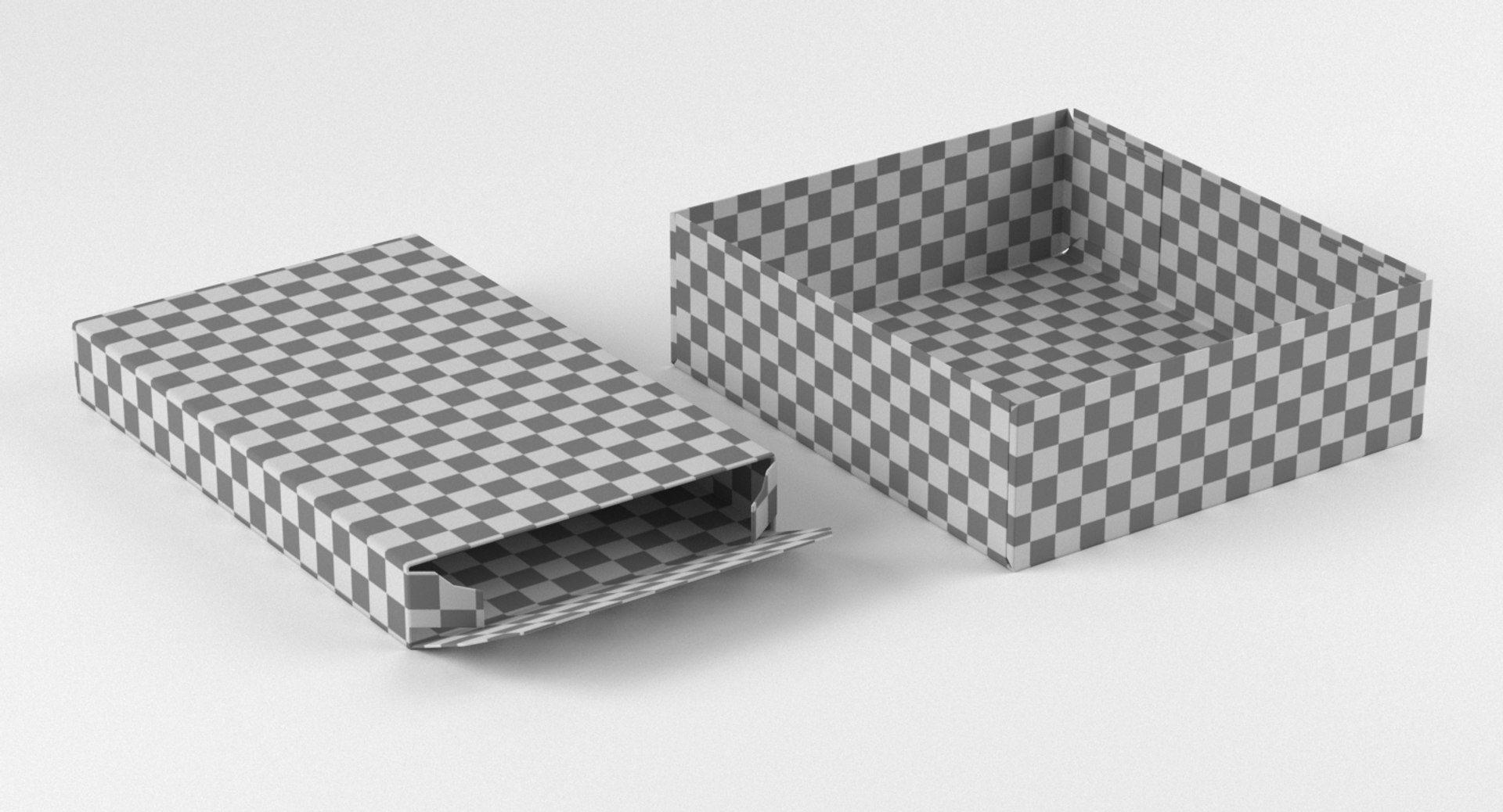 Realistic Packing Boxes Set 3D Model - TurboSquid 1245823