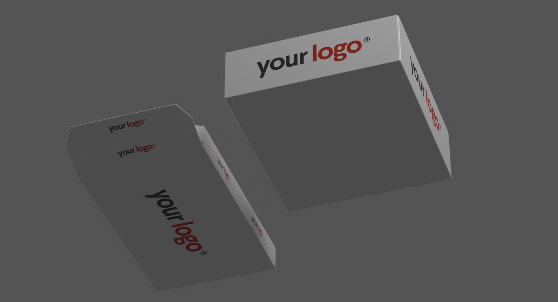 Realistic Packing Boxes Set 3D Model - TurboSquid 1245823