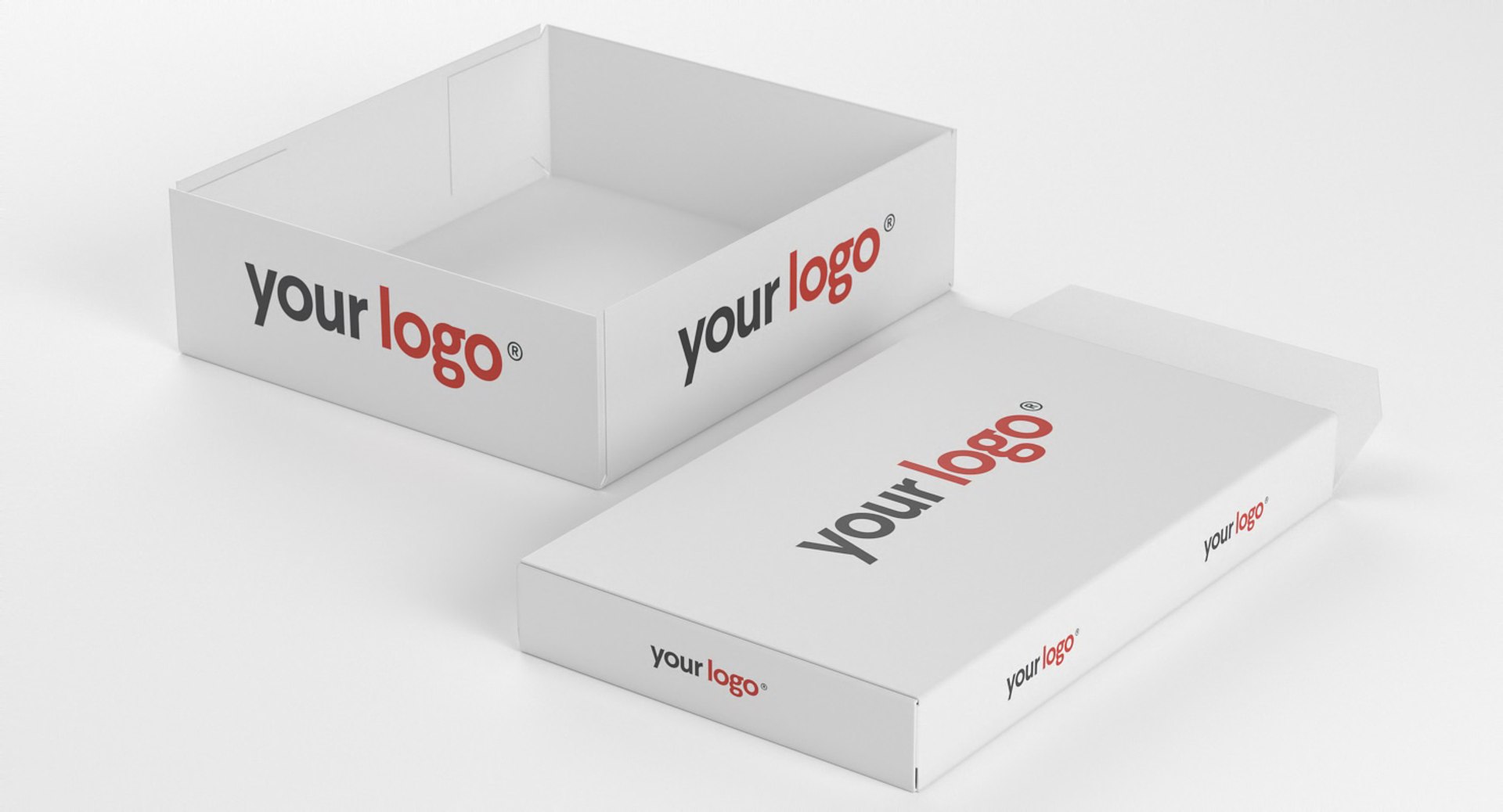 Realistic Packing Boxes Set 3D Model - TurboSquid 1245823