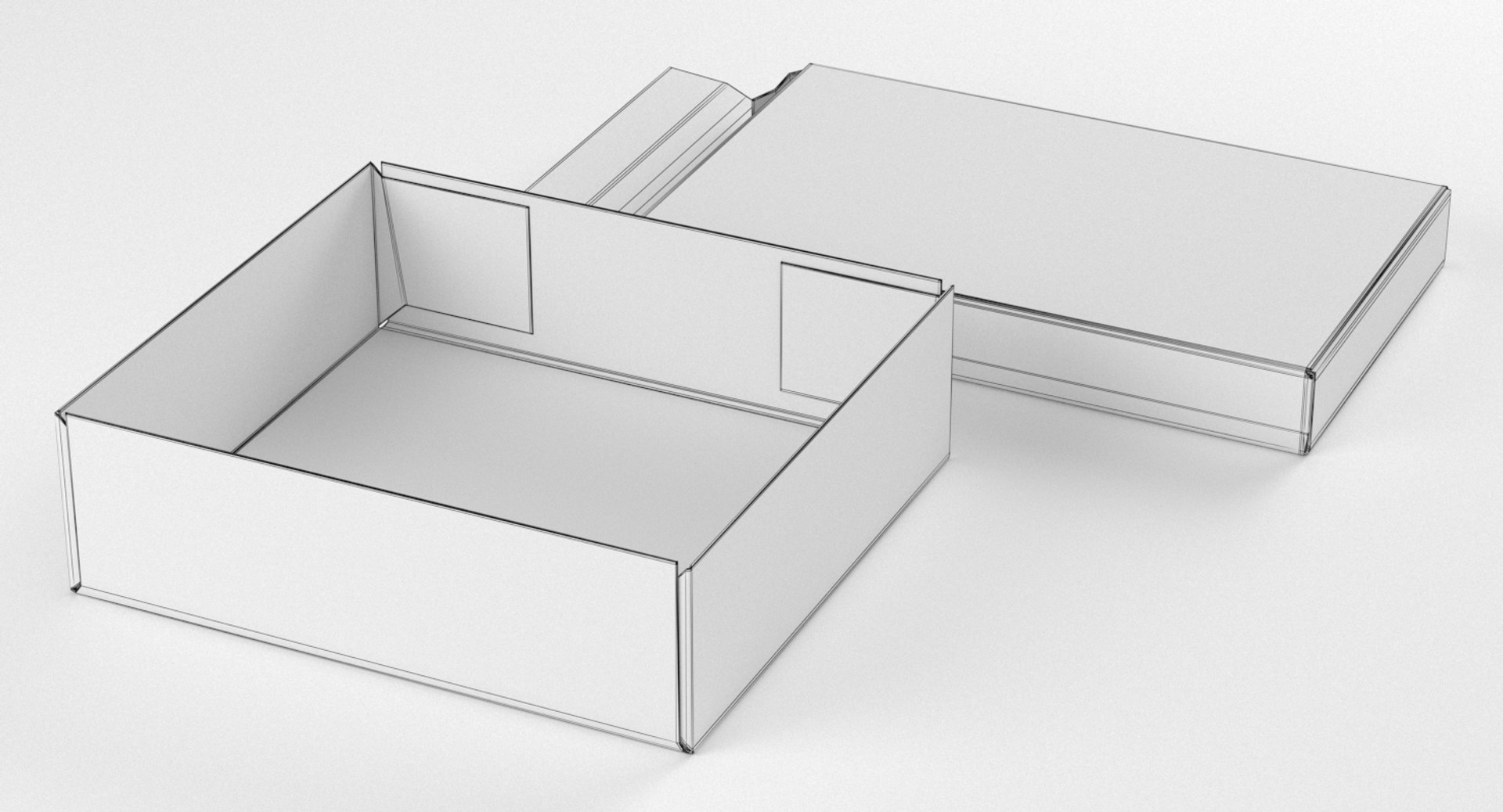 Realistic Packing Boxes Set 3D Model - TurboSquid 1245823