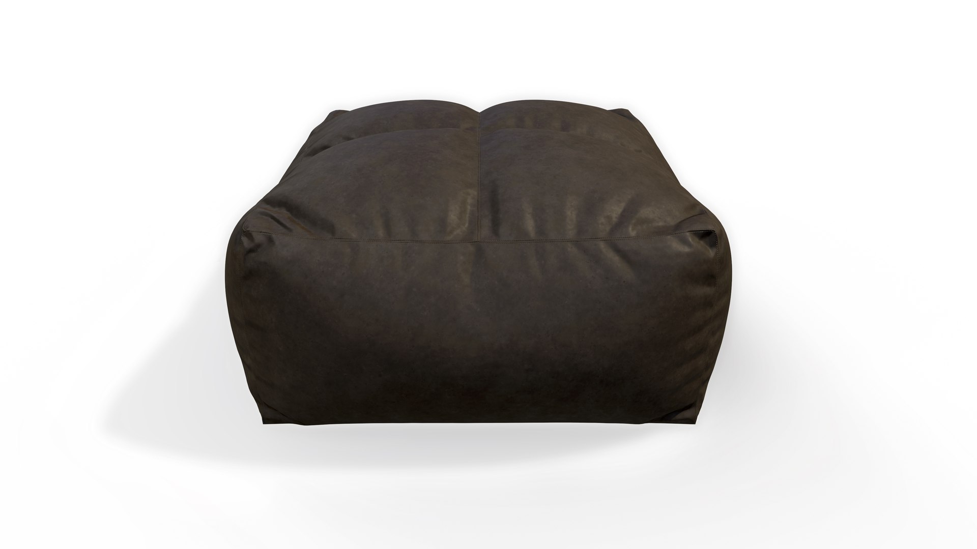 Pouf Small Leather 3D Model - TurboSquid 1979073
