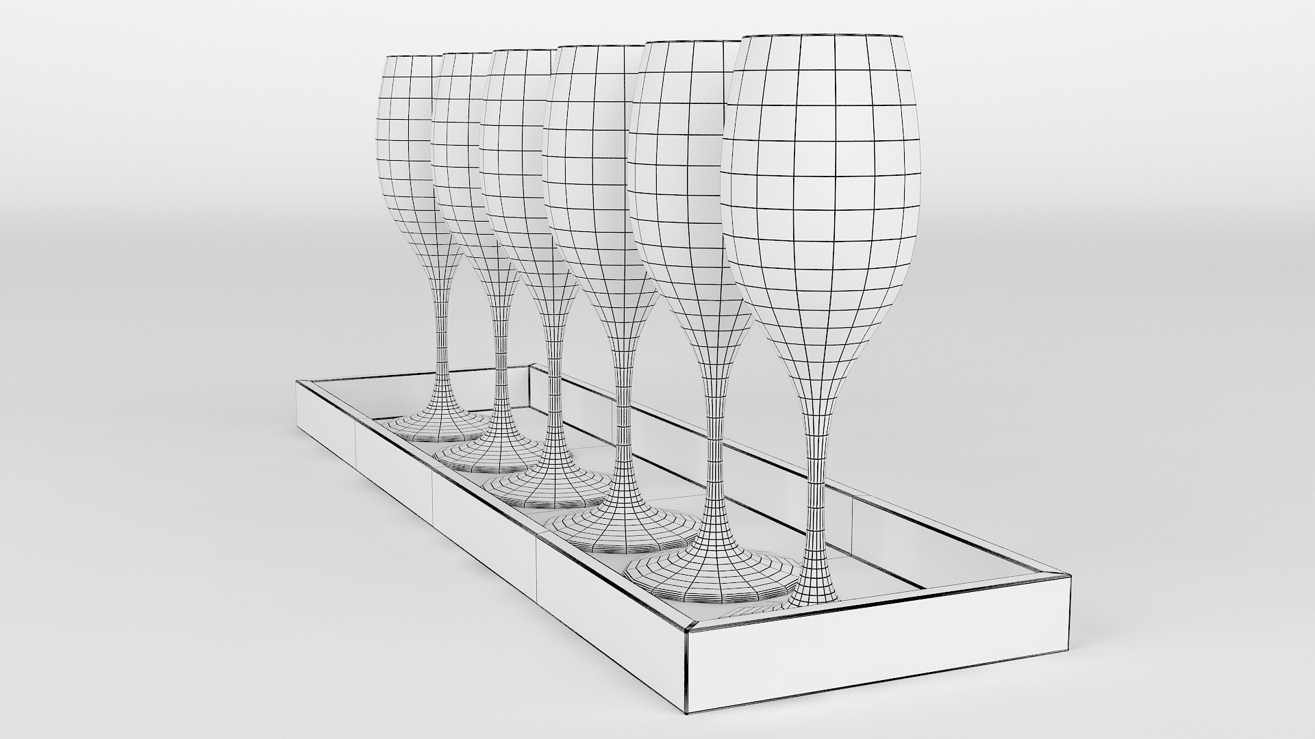 Glass Box Black Model - TurboSquid 1254843