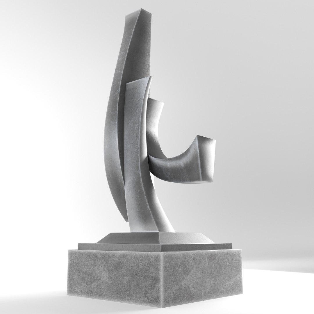 Modern Decorative Abstract Metal 3D - TurboSquid 1646870