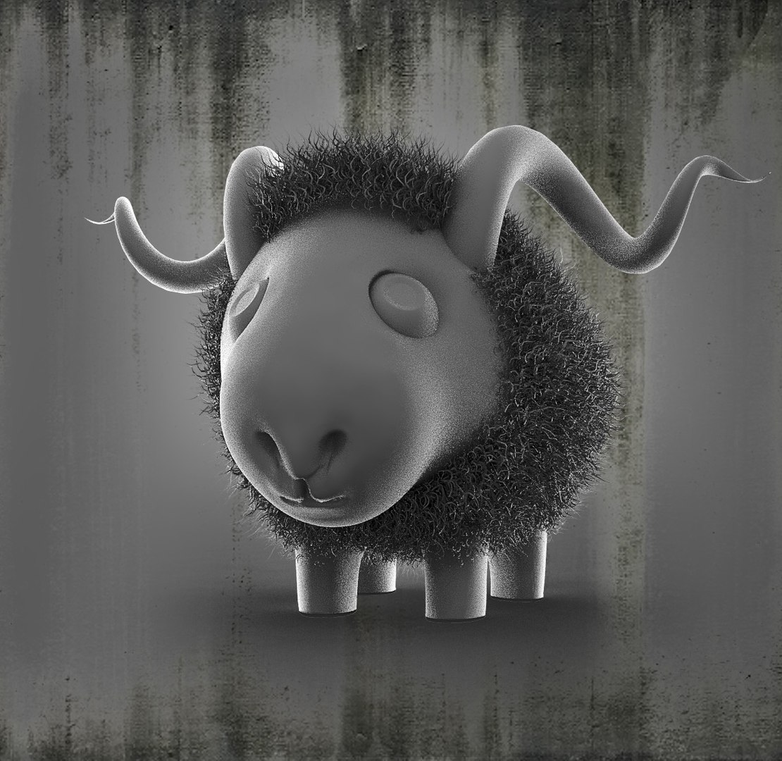 3D sheep - TurboSquid 1394363