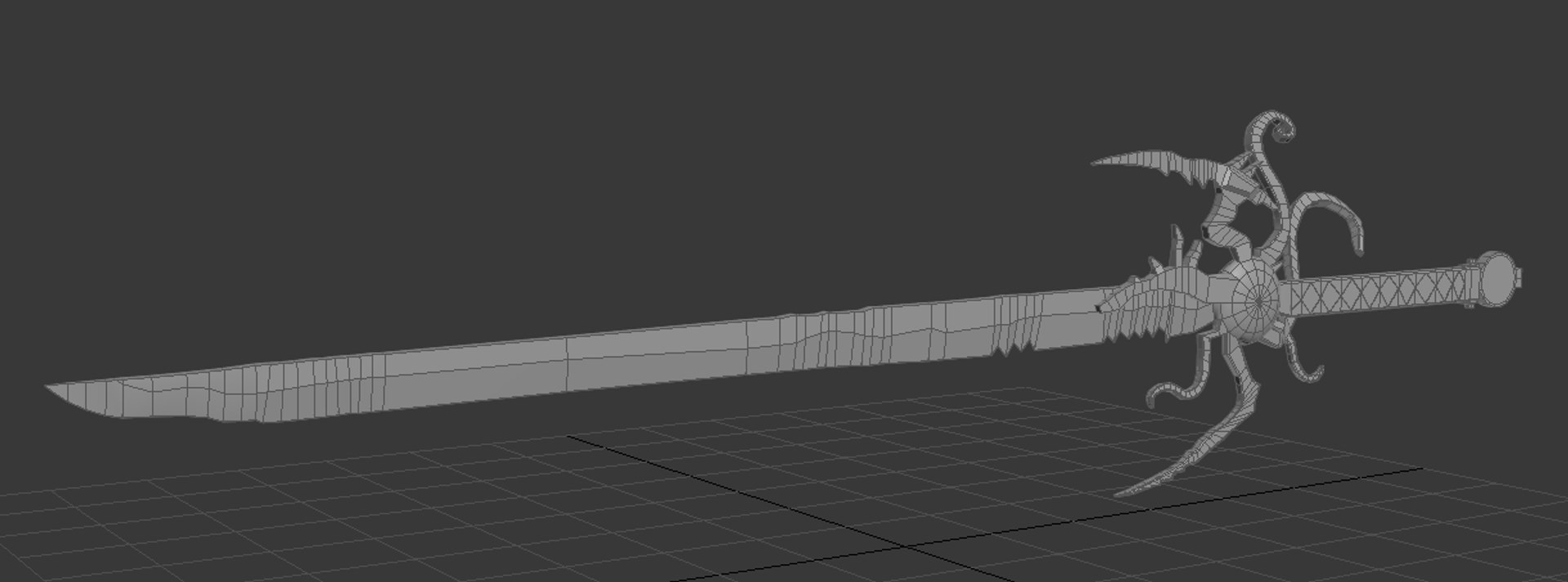 3d Sword Broadsword Model