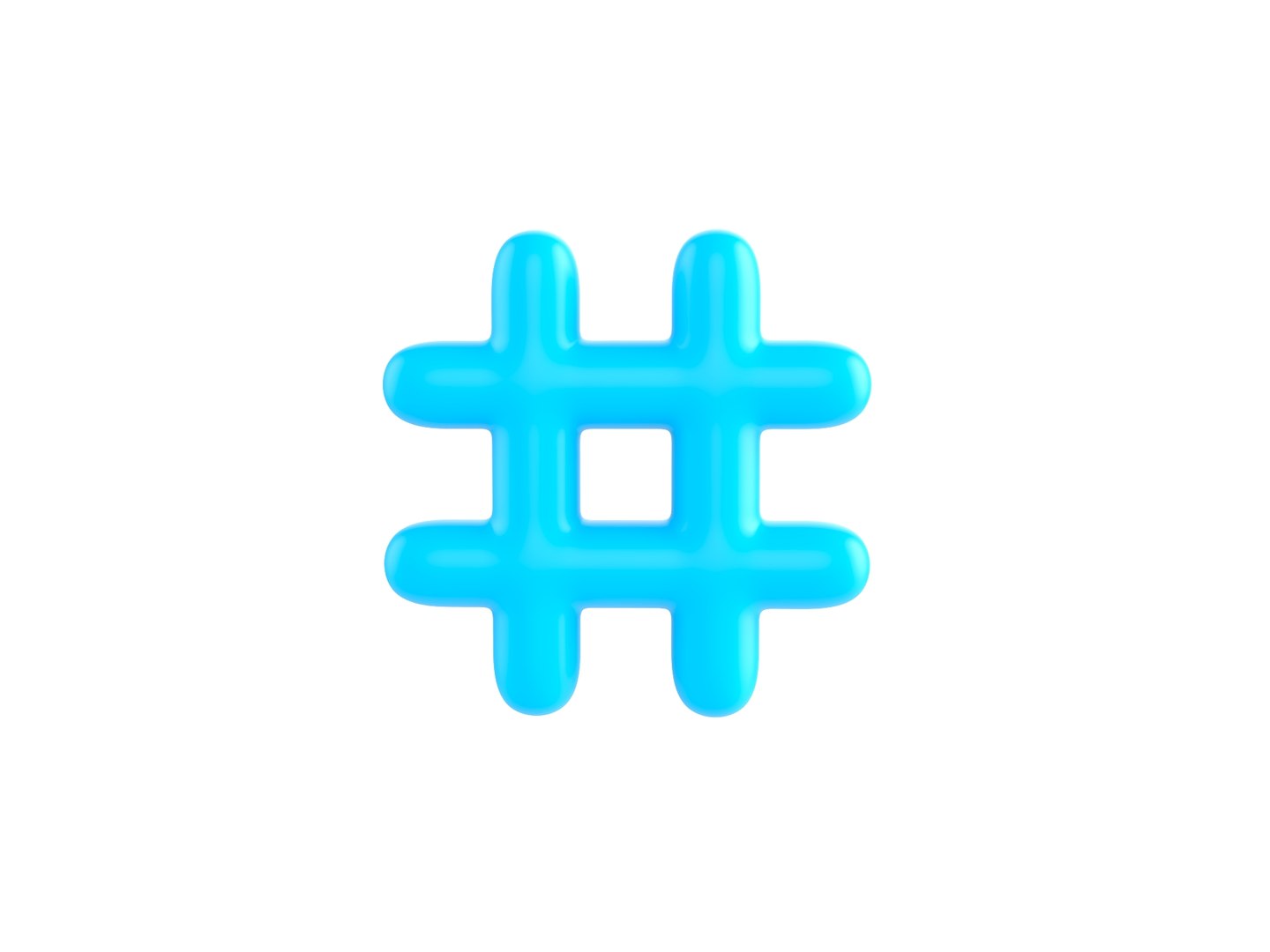 Hash Symbol 3D Model - TurboSquid 2222059