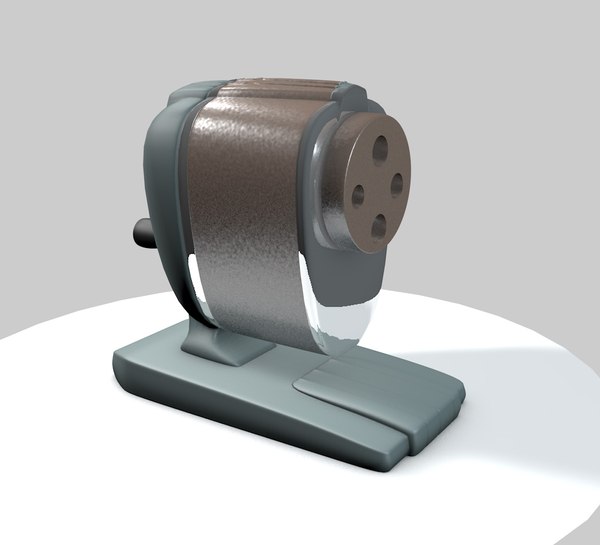 Pencil Sharpener 3D Models for Download | TurboSquid