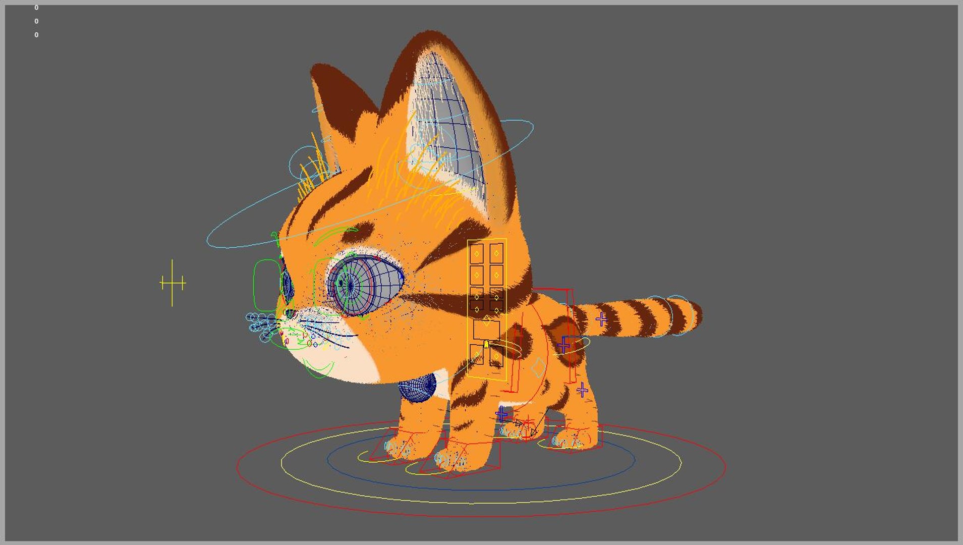 Cartoon Cat Model - TurboSquid 2133477