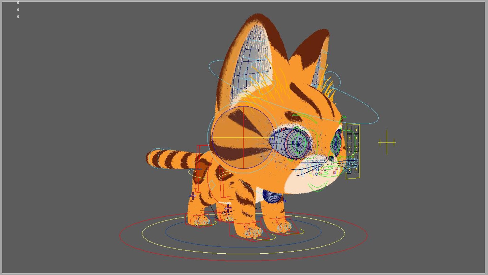 Cartoon Cat Model - TurboSquid 2133477