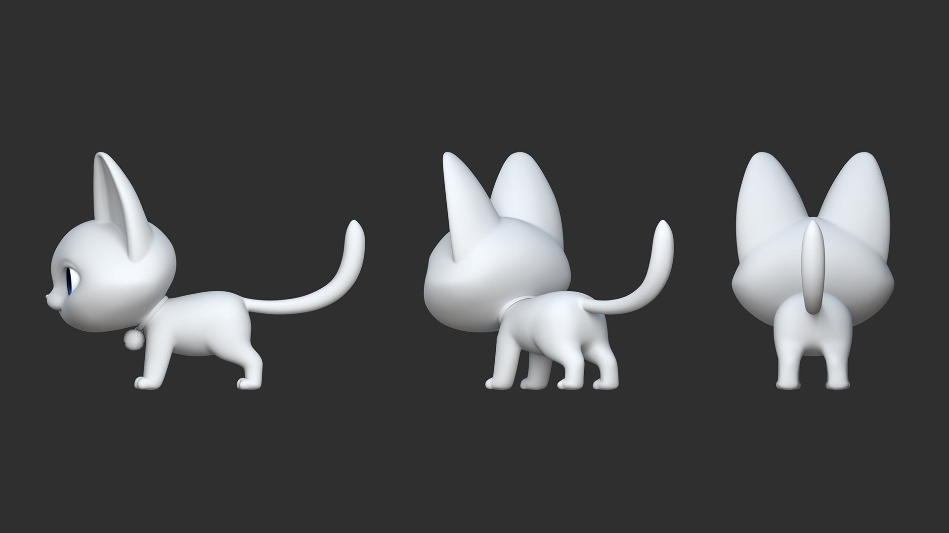 Cartoon Cat model - TurboSquid 2133477